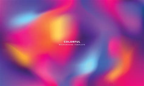 Colorful Fluid Gradient Mesh Background Template Copy Space Colour Gradation Backdrop Design