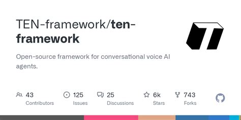 Github Ten Frameworkten Framework Open Source Framework For All Ai Agents
