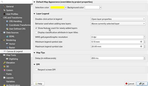 Turning Off The Layout Legend Feature Count In Qgis Geographic