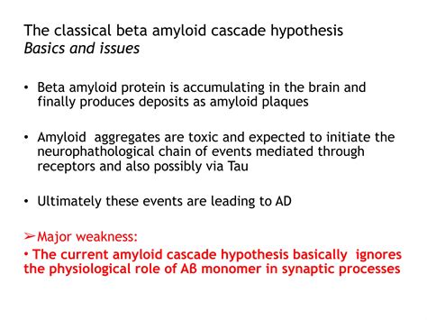 Beta Amyloid Dysfunction Hypothesis In Alzheimer`s Disease Pdf