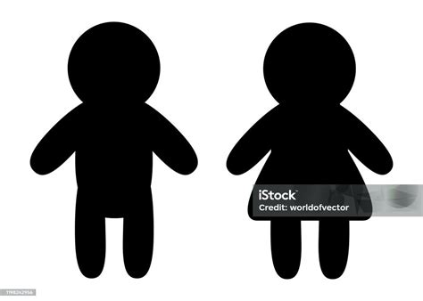 남녀 성별 아이콘 세트입니다 화장실 Wc 문 기호입니다 소녀와 소년 블랙 실루엣 픽토그램 레이디와 신사 인물 플랫 디자인 격리 흰색 배경입니다 가정의 방에 대한 스톡 벡터