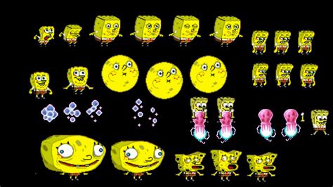 Wow Even More Spongebob Sprites By Fictionfight87 On Deviantart
