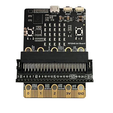 斑梨电子树莓派pico Rp2040 Bit主板python编程开发板兼容bbc Microbit外形 斑梨电子 电子发烧友网