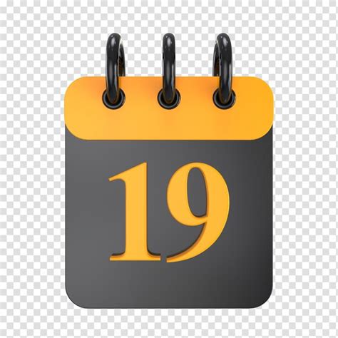 premium psd calendar 3d render isolated