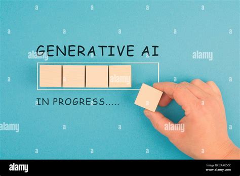 Generative Ai In Progress Loading Bar Artificial Intelligence In