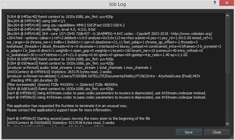 Jobs Failed Help How To Shotcut Forum