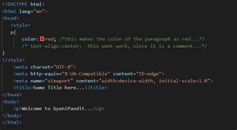 CSS Comments