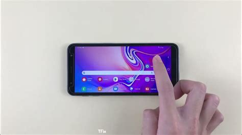 How To Rotate The Main Screen Horizontally On Samsung J6 Plus Android 10 Youtube