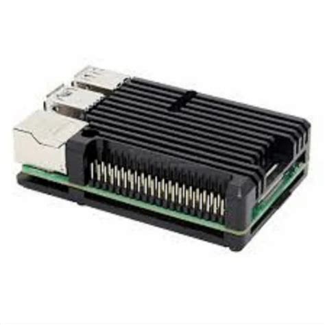Aluminum Alloy Cooling Heatsink Armor Metal Case For Raspberry Pi 4