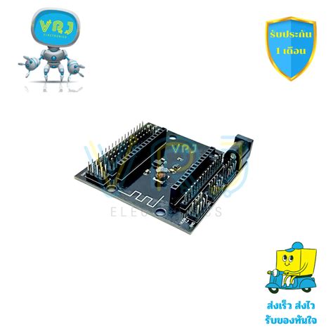 ฐาน Nodemcu Base Ver 10 ใช้กับ Nodemcu V3 Esp8266 สำหรับขยายขา ทดลองวงจรง่าย Shopee Thailand