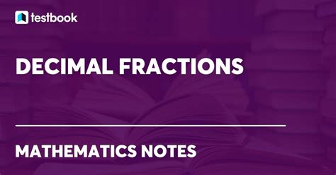 Decimal Fractions Operations Types Operations Solved Example