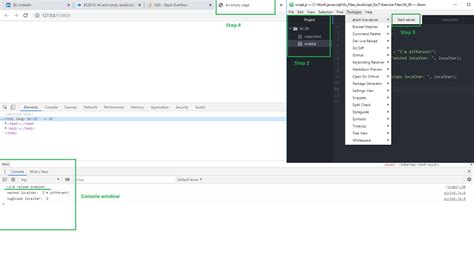 Trying To Use Live Server Package On Text Editor Atom Stack Overflow