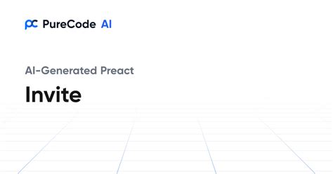 Build Great Preact Invite Components Faster Using Ai Tools