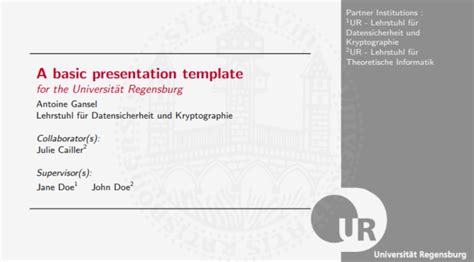 github a gx university regensburg beamer template a simple beamer