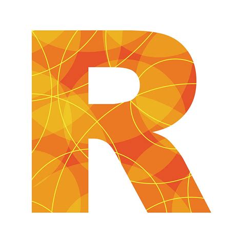 Abstract Font Letter R Vector Ai Eps UIDownload