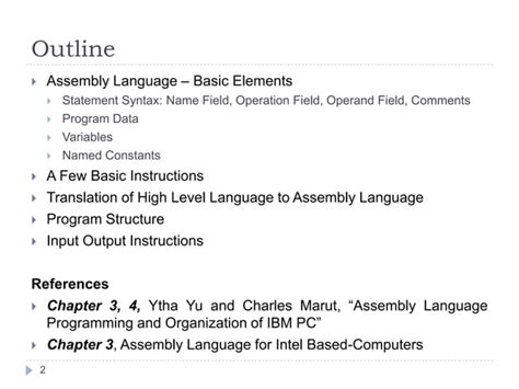 Assembly Language Basics Ppt