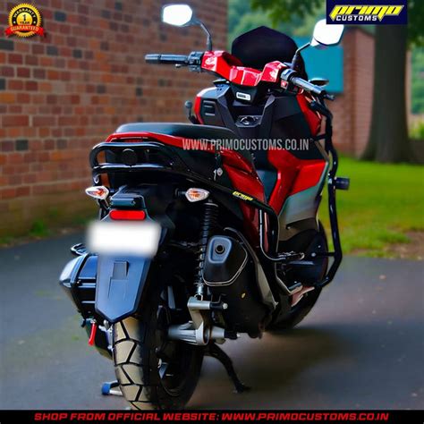 Hero Xoom 160 Crash Guard With Dual Slider Primo Customs