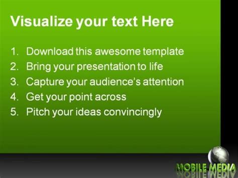 Mobile Media Communication Powerpoint Templates And Powerpoint Backgrounds 0311