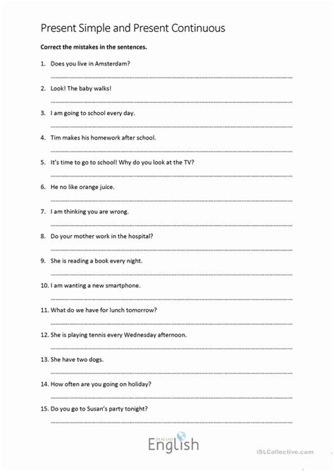 Grammatical Error Worksheets Luxury Error Correction Worksheet Simple Template Design