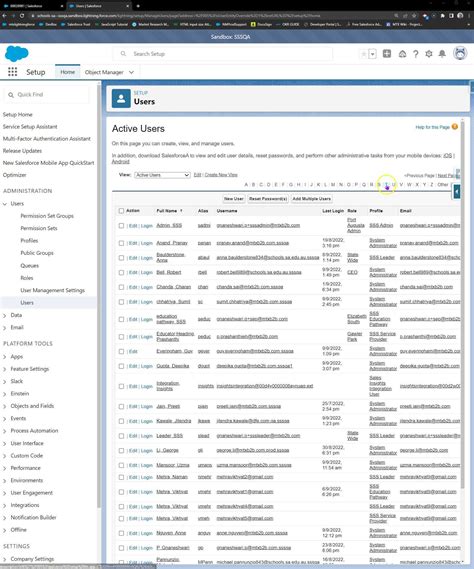 Listviews Correct For Three Profiles