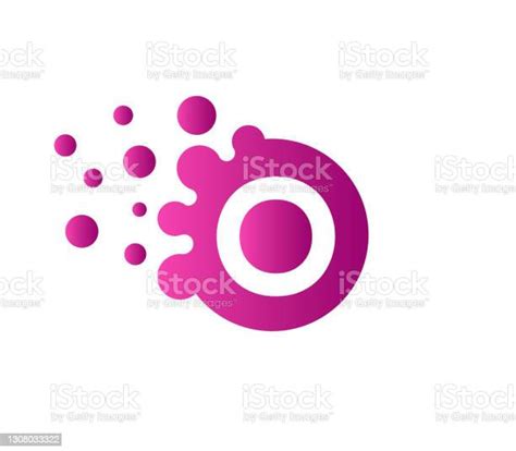 추상 O 로고 디자인 점 편지 O 로고 O 점과 문자 디자인 벡터 알파벳 O에 대한 스톡 벡터 아트 및 기타 이미지 알파벳