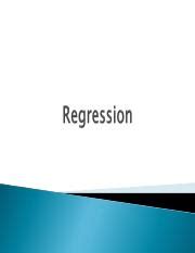 Understanding Simple Linear Regression Models: Parameters, | Course Hero