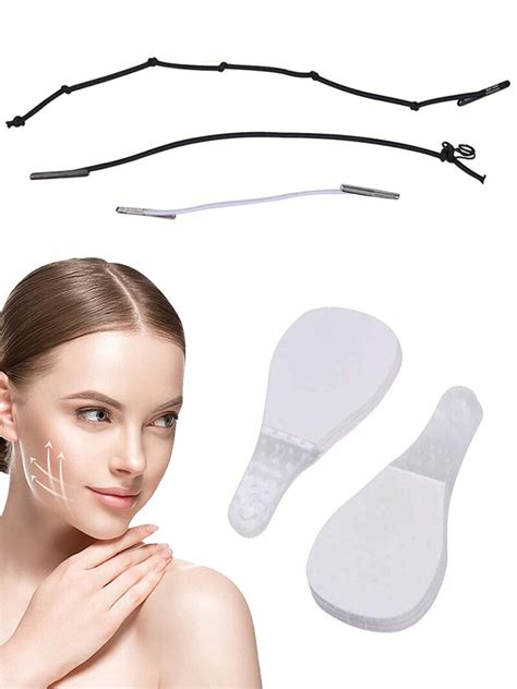 인스턴트 페이스 넥 아이 리프트 보이지 않는 V 라인 페이스 리프팅 패치 테이프 용 60pcs 리필 테이프 넥 아이 더블 턱 용