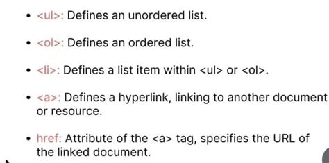 lists 1 ordered lists 2 unordered lists 3 definition