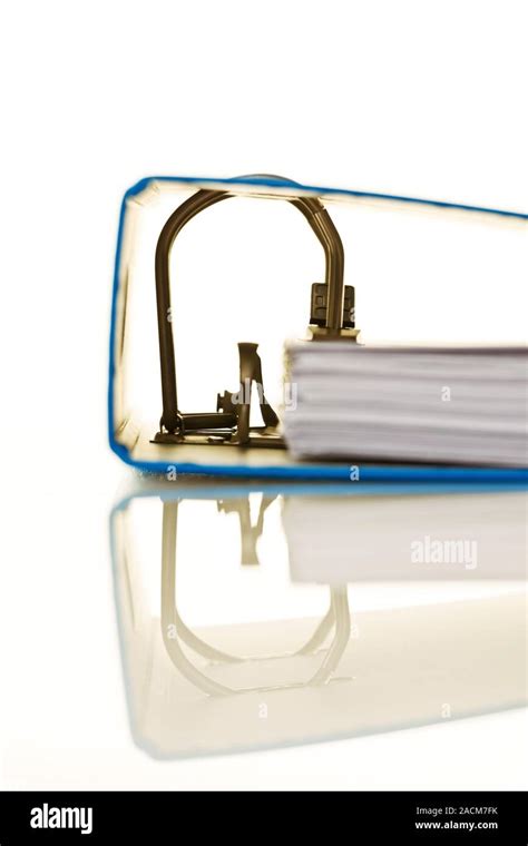 Files Folder With Documents And Papers Stock Photo Alamy