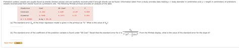 Solved A The Standard Error Se Of The Linear Regression Chegg