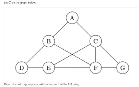 Solved Does G Have An Eulerian Circuit An Eulerian Trail