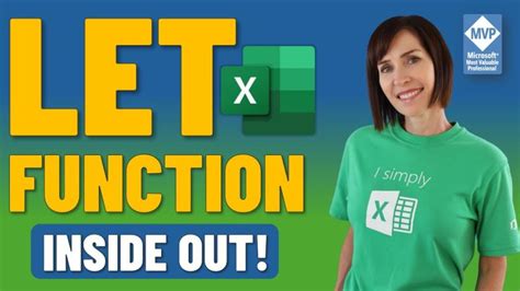 Mynda Treacy On Linkedin Exciting New Excel Let Function