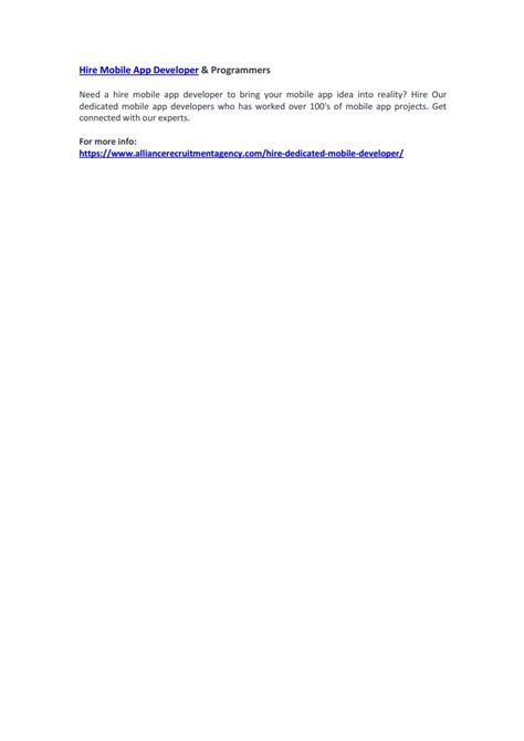 Hire Mobile App Developer And Programmers By Dakotahumble20 Issuu