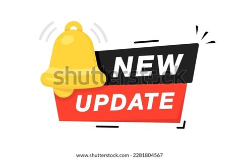New Update Bell Modern Label Bell Stock Vector Royalty Free