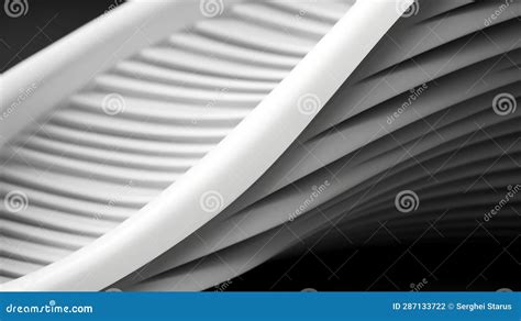 A D Image Of A Curved Object Generative AI Image Stock Illustration Illustration Of