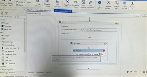 Non Invocable Member Iodttransactiondata Cannot Be Used Like A