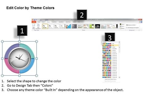 analog clock powerpoint template slide powerpoint presentation slides
