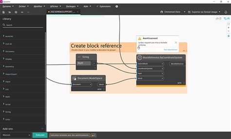 Nul Display In Blockreferencebycoordinatesystem Civil3d Dynamo