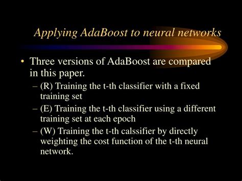 ppt boosting neural networks powerpoint presentation free download