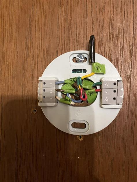 Nest Thermostat Not Detecting Wires Details In Comments R Nest