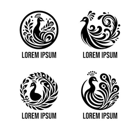 Peacock Logo Vector