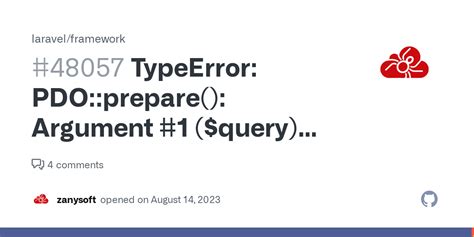 Typeerror Pdoprepare Argument 1 Query Must Be Of Type String