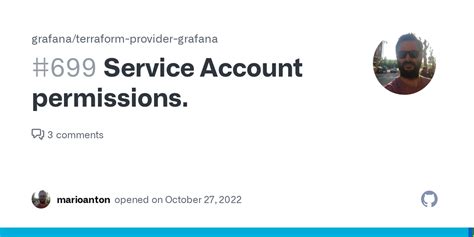 service account permissions · issue 699 · grafana terraform provider