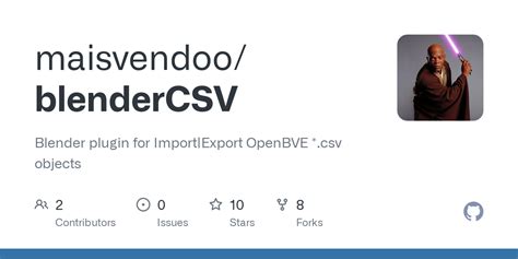 Github Maisvendooblendercsv Blender Plugin For Importexport Openbve Csv Objects