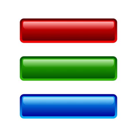 premium vector blank button website vector template