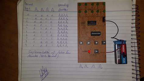 Active Low Decoder Bcd Decimal 7 Steps With Pictures Instructables