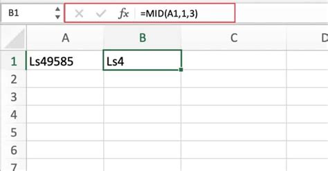 Excel Mid Function Sheet Leveller