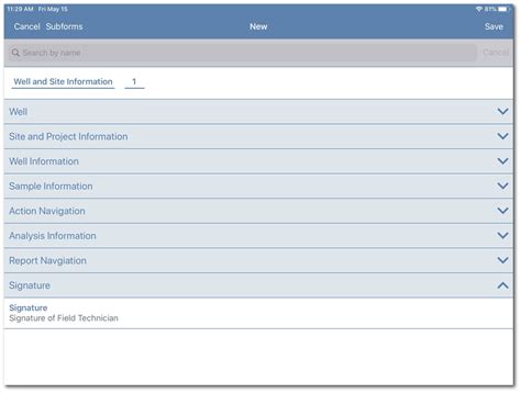 Collect Forms Signature Field Type