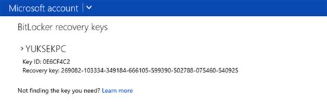 Windows 8 1 Bitlocker Disk Şifreleme Anahtarının Microsoft Hesabından