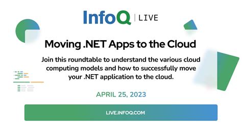Infoq On Linkedin Cloudcomputing Cloud Infoqlive Virtualevent Dotnet